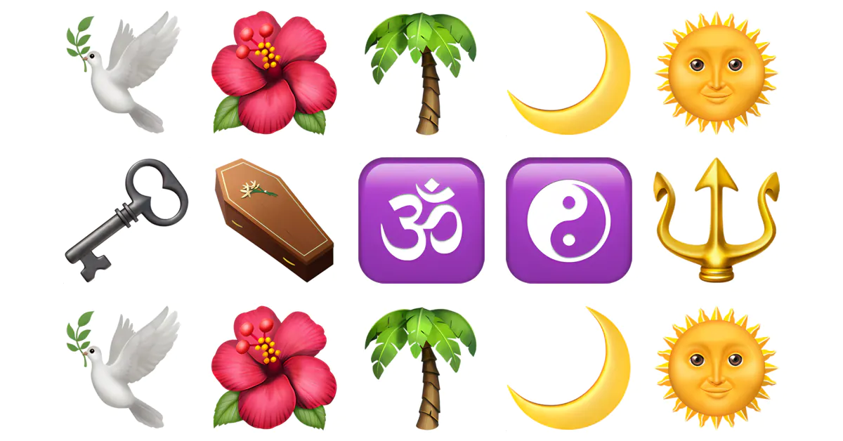 🔱 Ankh Symbol Emojis ☥🕉☦🗝️☥️ Copy & Combos