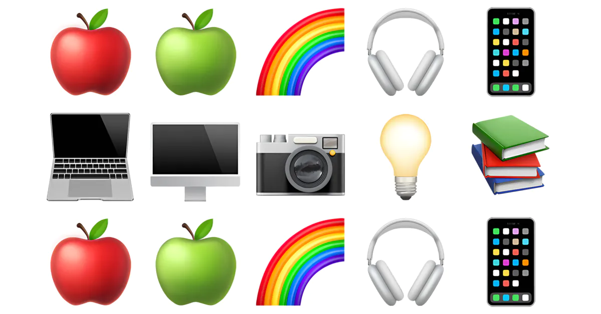 🍎 Apple-Logo Emojis 🍏📱💻📷🎧 Copy & Combos
