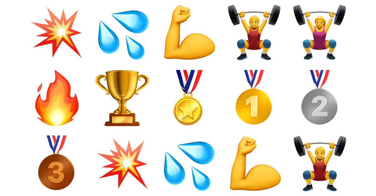 💪 Bodybuilding Emojis 🏋️‍♂️🏋️‍♀️💪🏋️‍♂️🏋️‍♀️🏋️‍♂️💪🏋️‍♀️🏋️‍♂️💪🏆🏅 Copy ...