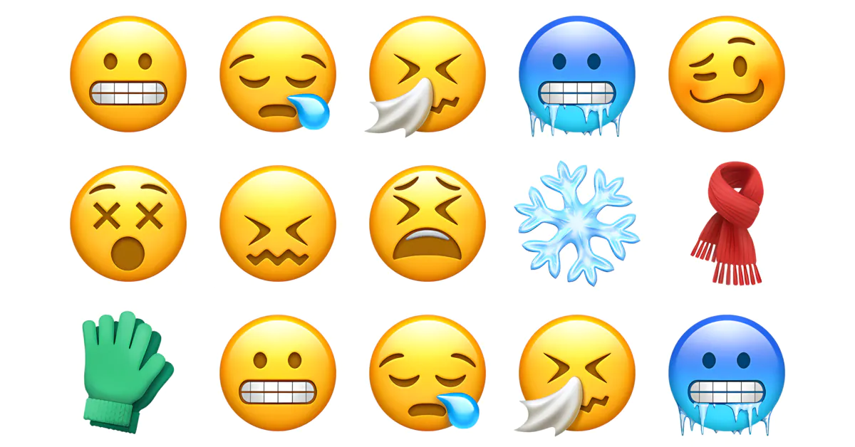 🥶 Cold-Face-Emoji Emojis 😬 ️😖🥴😵 Copy & Combos