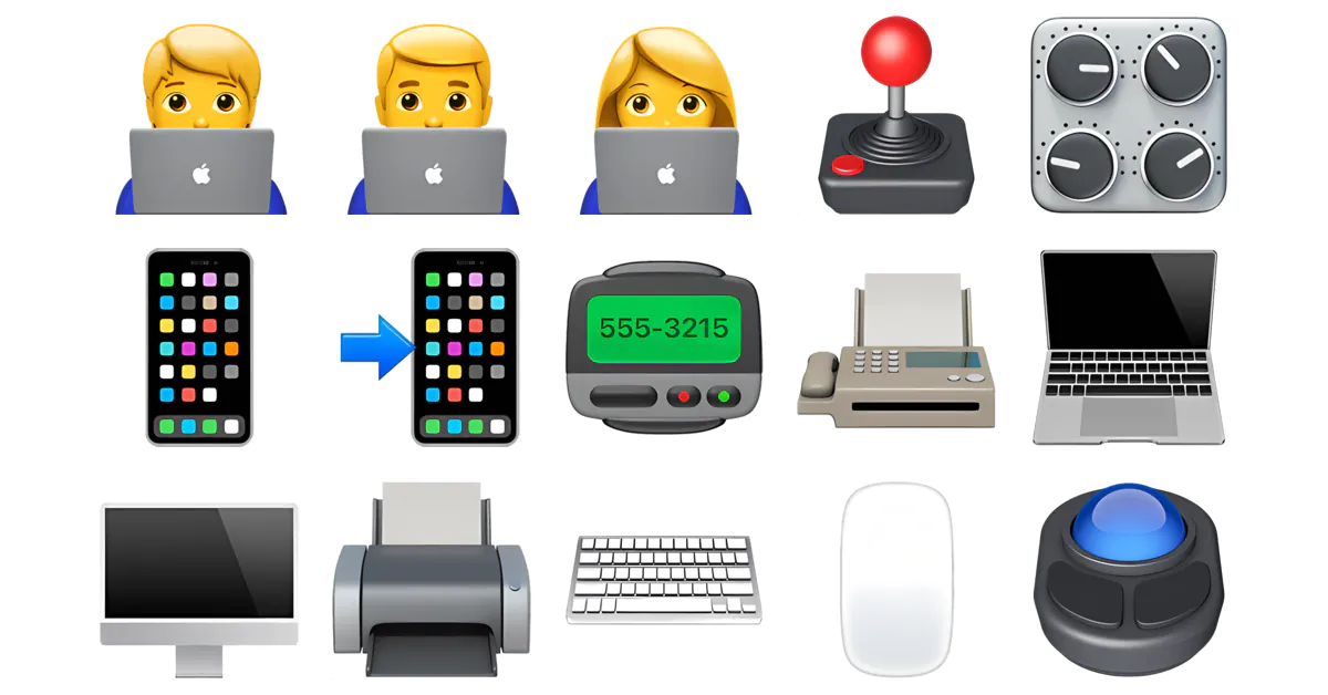 💻 Cpu Symbol Emojis 🖥️🖱️⌨️🕹️📟 Copy & Combos