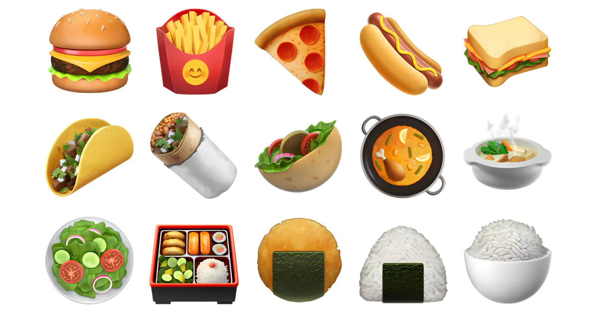 🍔 Eat Symbol Emojis 🍕🌭🍟🥪🥙 Copy & Combos