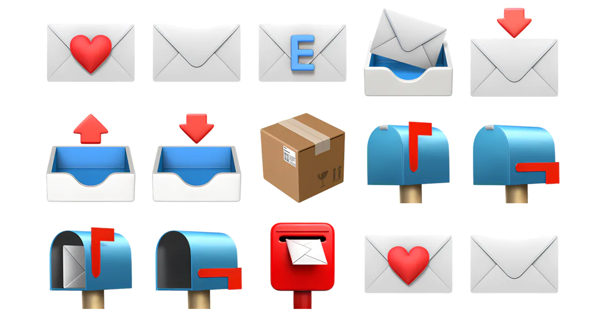 📧 Email-Emoji Emojis ️📥📤📩📨 Copy & Combos