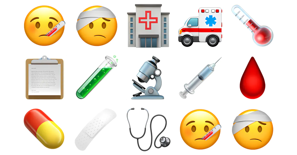 🚑 Ems Emojis 💉🩺🏥🩹📋 Copy & Combos