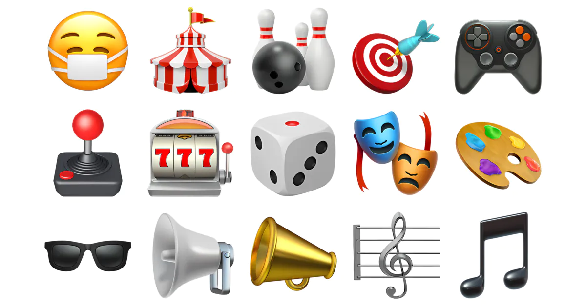 😷 Filter Emojis 🕶️📸🎞️📷🎥 Copy & Combos