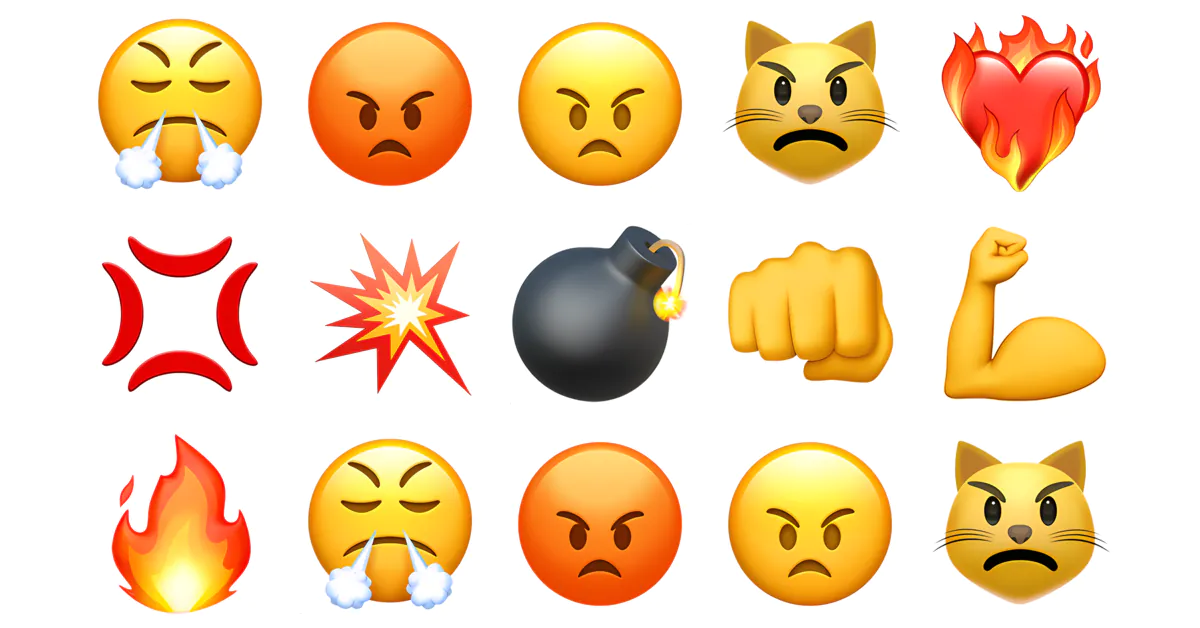 🔥 Fire Punch Ascii Art Emojis 💥👊😡💢😠 Copy & Combos