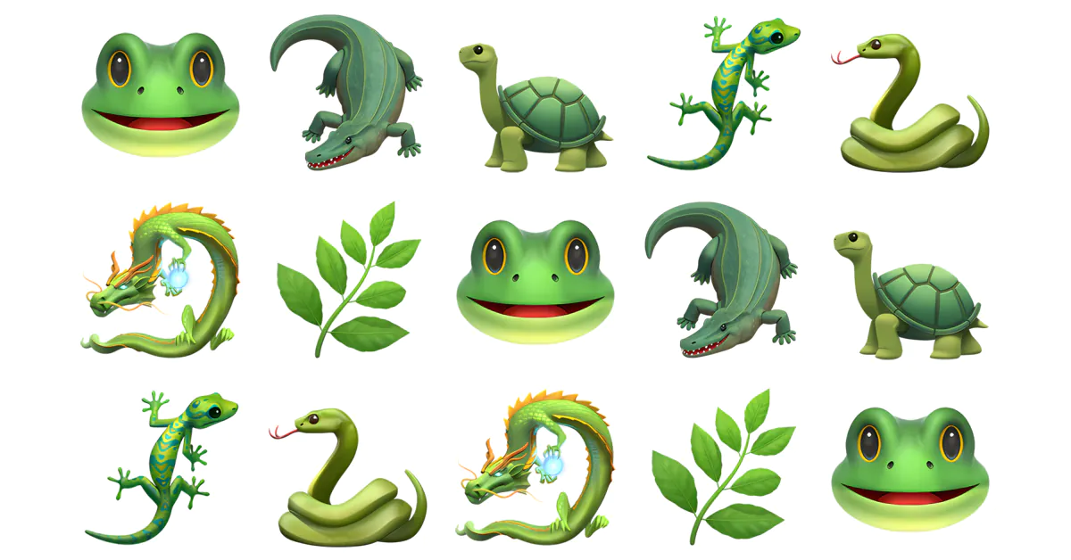 🐸 Frog Text Emojis 🐢🌿🐍🐊🐉 Copy & Combos