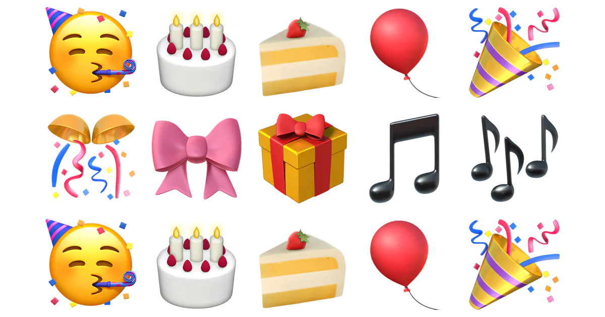 🎉 Happy-Birthday-Emoji Emojis 🎂🎈🎁🎊🥳 Copy & Combos