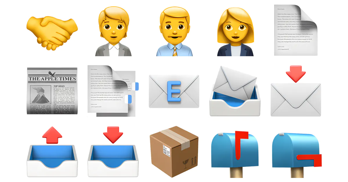 💼 Hiring Emojis 🤝📝📋📑📄 Copy & Combos