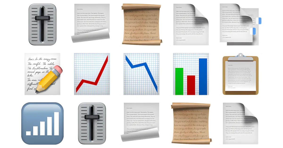 📶 Levels Emojis 🎚️📊📈📉📋 Copy & Combos