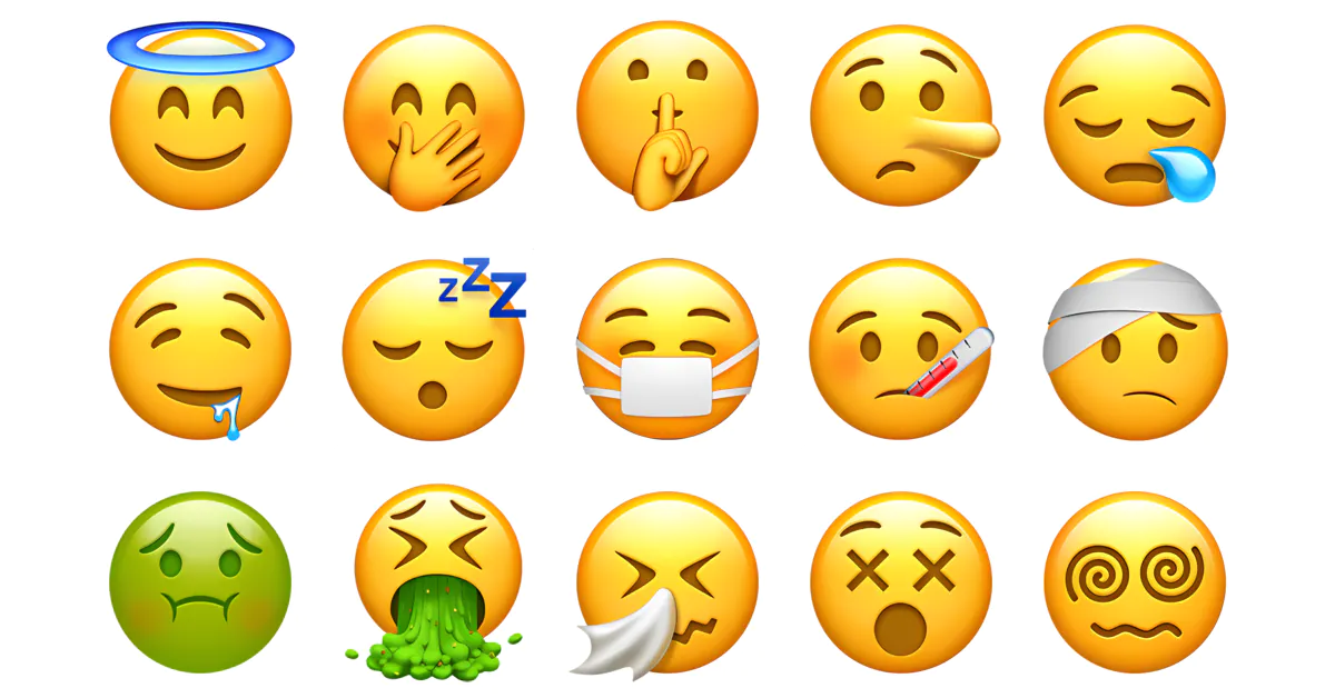 😵 Melting Face Emoji Text Art Emojis 😱😨😰😦😧 Copy & Combos