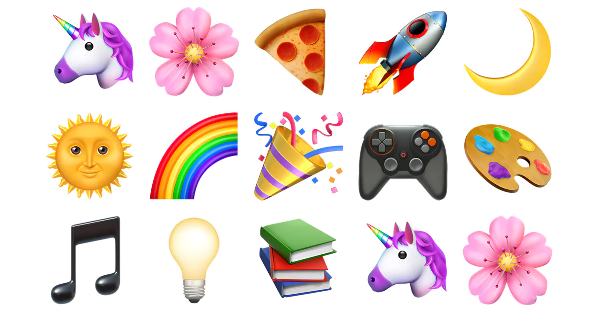 🦄 New-Emoji-2023 Emojis 🌈🍕🎉🌸🌞 Copy & Combos