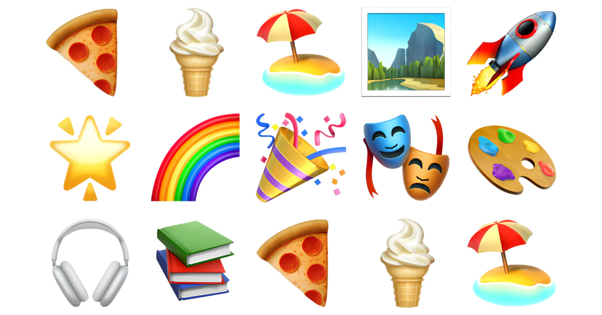 🌟 What-To-Do Emojis 🌈🎉🍕🏖️🎭 Copy & Combos